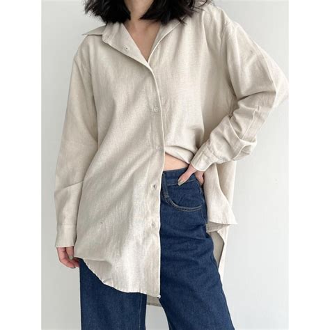 Jual Days Amalfi Linen Shirt Oversize Shirt Kemeja Polos Kemeja