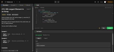 100daysofleetcode Heap Priorityqueue Python Problemsolving