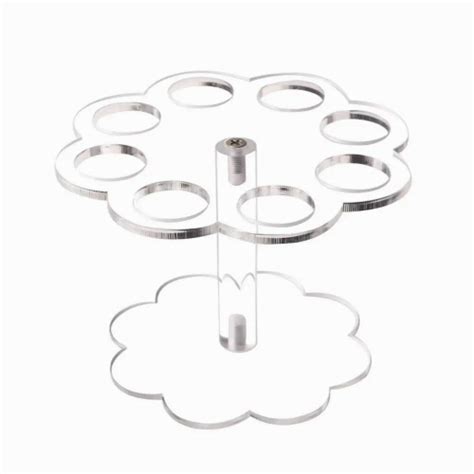 8 Holes Ice Cream Cone Holder Detachable Anti Deformed Acrylic Wedding