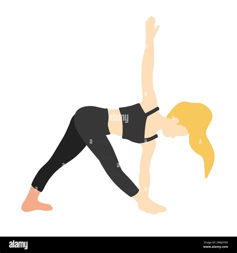 Flexibility Yoga Poses Collection European Female Lady Woman Girl