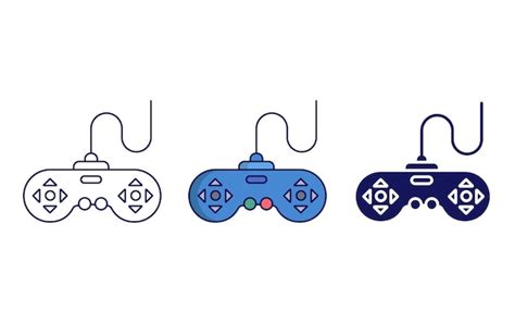 premium vector game pad vector icon