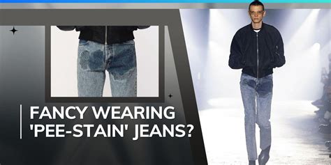 Forget Regular Jeans This British Fashion Brand Is Selling ‘pee Stain