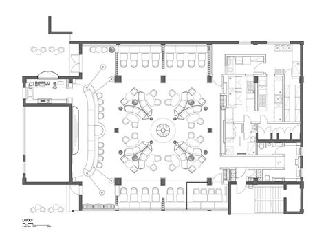 Halation Bistrolounge Shanghai By Roomoo Restaurant Floor Plan
