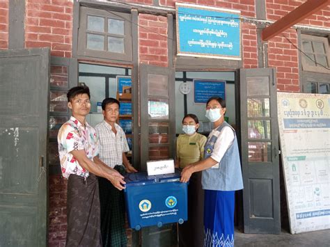 ညောင်လေးပင်မြို့နယ်၌ မီးဘေးကြောင့်ပျက်စီးသွားသော နေအိမ်မိသားစုအား ထောက