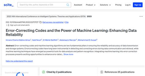 Error Correcting Codes And The Power Of Machine Learning Enhancing Data Reliability