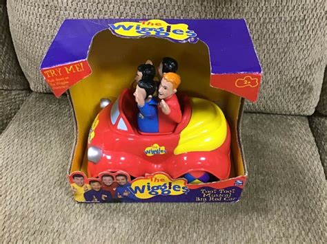 The Wiggles Original 2003 Toot Toot Musical Big Red Car Toy Still In
