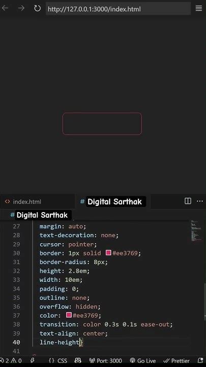 Attractive Button Design👍🏻 Viral Viralvideo Shortvideo Coding