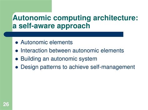 Ppt Self Managing Computer Systems An Introduction Powerpoint Presentation Id 76018