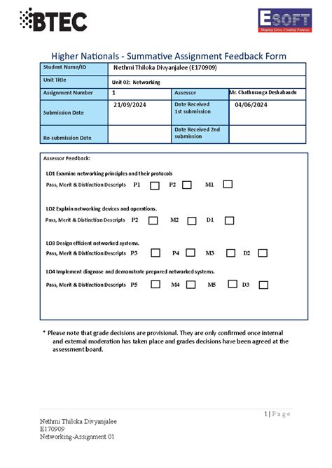 e170909 networking assignment 01 1 p a g e nethmi thiloka