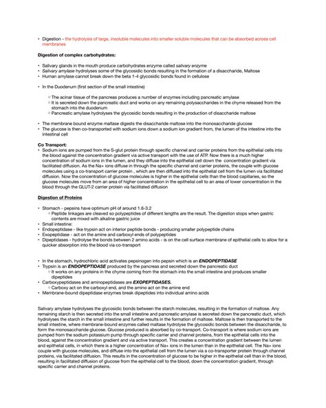 Solution Digestion And Absorption Studypool
