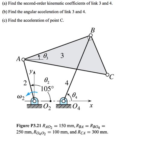 Solved A ﻿find The Second Order Kinematic Coefficients Of