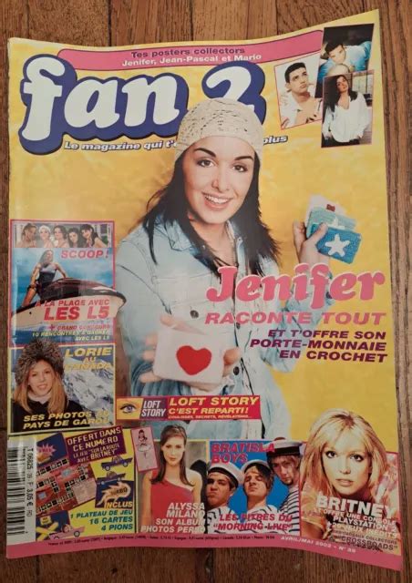 Magazine Fan 2 N°39 Jenifer Lorie Pink Un Jeu Sur La Route Avec