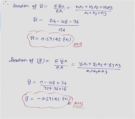 Solved 5 Determine The Location X Y Of The Centroid C Of The
