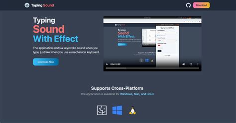 GitHub Xgetter Team Typing Sound Application Emits A Keystroke Sound When You Type Just Like