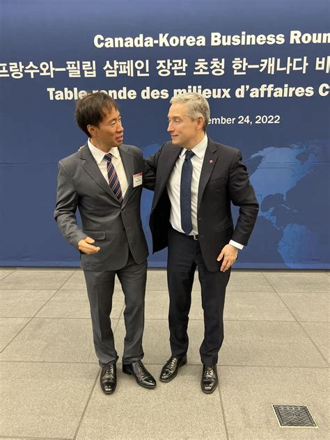 Ai하면 빼놓을수 없는 나라 캐나다 캐나다 혁신과학경제개발부 장관혁신과학경제개발부 장관님과 캐나다 회사들 뵙고 Ai협업