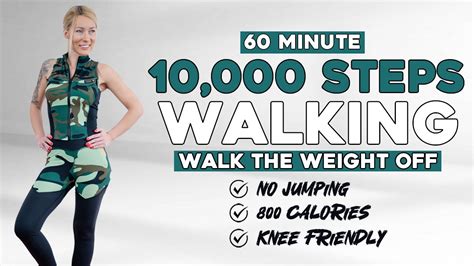 10000 Steps Walking Workout 10k Steps Challenge 1 Hour Fat Burning
