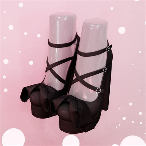 Second Life Marketplace Palette Ivy Heels Black