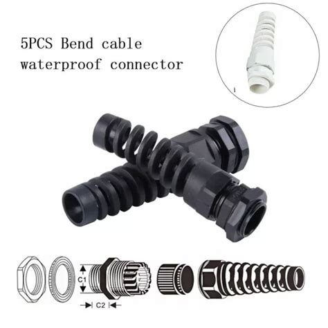 Flexible Spiral Strain Relief Protector Cable Gland Waterproof Ip67