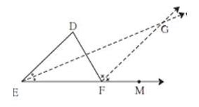 In The Given Figure Line DE Parallel Line GF Ray EG And Ray FG Are Bisectors Of