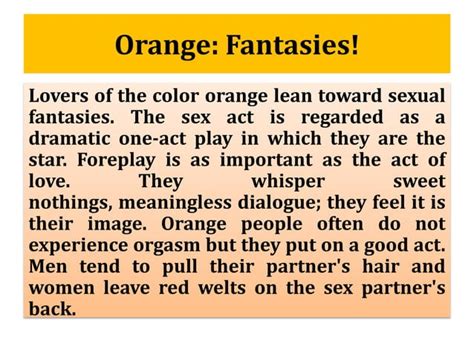 Colors And Sex Ppt