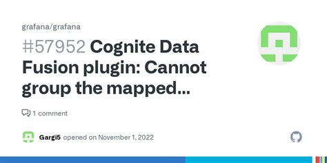 Cognite Data Fusion Plugin Cannot Group The Mapped Numeric Values From