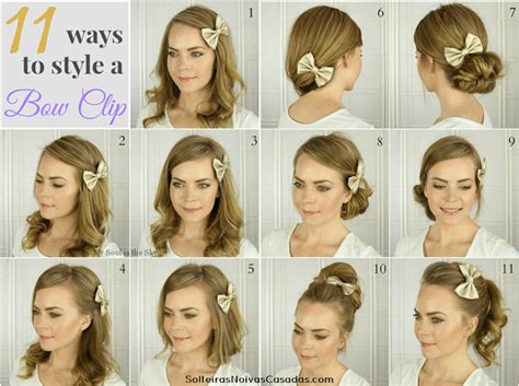 Penteados Com Laço Solteiras Noivas Casadas