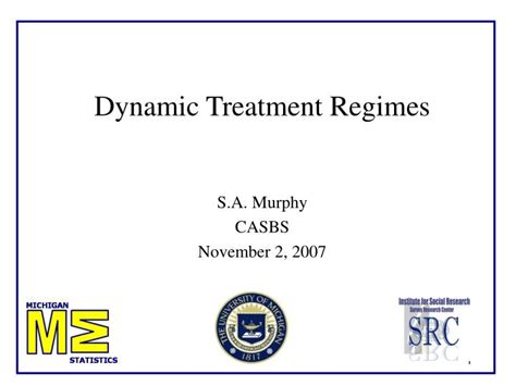 Ppt Dynamic Treatment Regimes Powerpoint Presentation Free Download