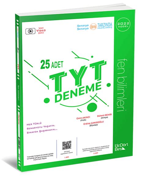 TYT li Fen Bilimleri Deneme Üç Dört Beş Yayınları
