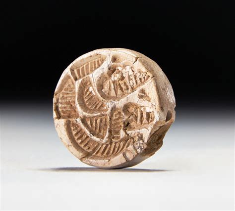Lot An Indus Valley Mohenjo Daro Stamp Seal Circa 2600bc 1900bc
