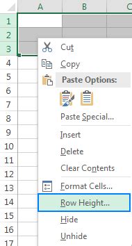 Excel Row Height How To Change And Autofit