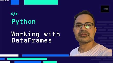 Working With Python Dataframes Youtube
