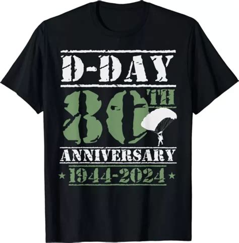 Operation Overlord 1944 D Day 2024 80th Anniversary Normandy T Shirt