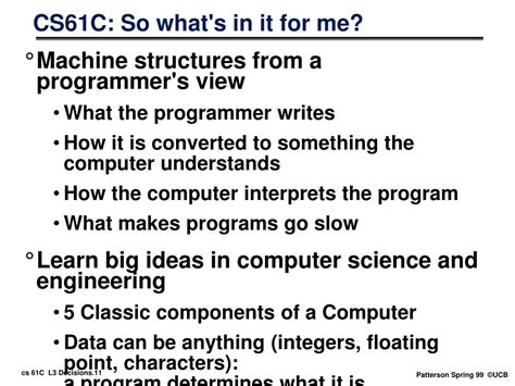 Ppt Cs61c Machine Structures Lecture 1 Powerpoint Presentation Free