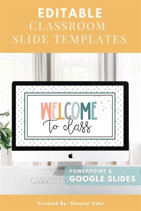Classroom Slides Template Video In 2021 Slides Classroom Templates