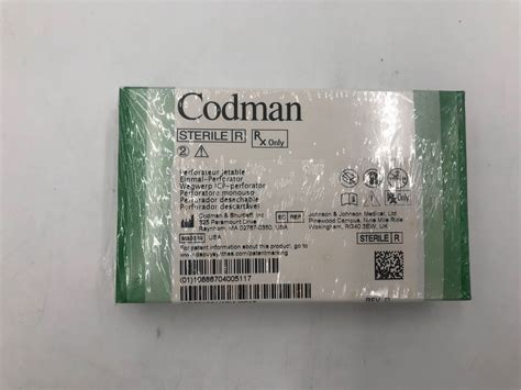 Codman 26 1222 Disposable Perforator 11mm X Gb Tech Usa