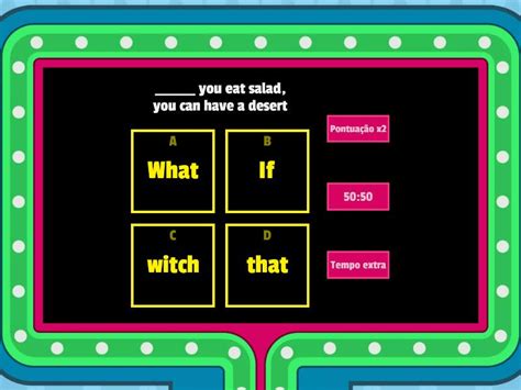 First Conditional Game Gameshow Quiz