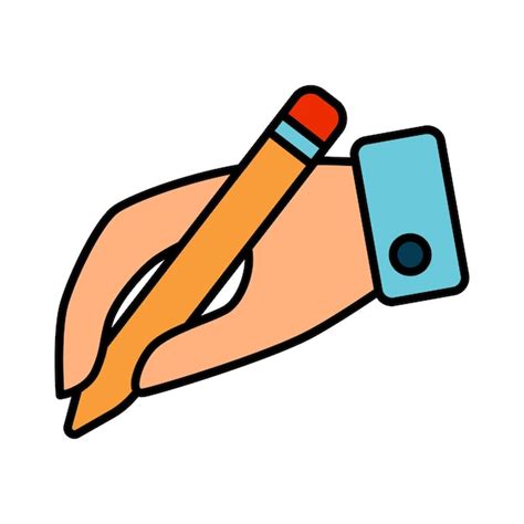 Premium Vector Writing Line Icon Hand Pencil Note Draw Sketch Writing