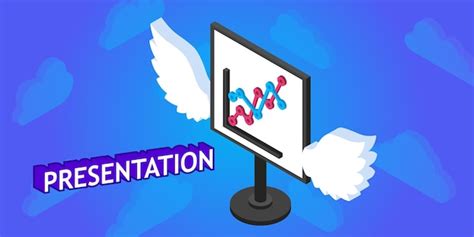 Premium Vector Presentation Isometric Design Icon Vector Web