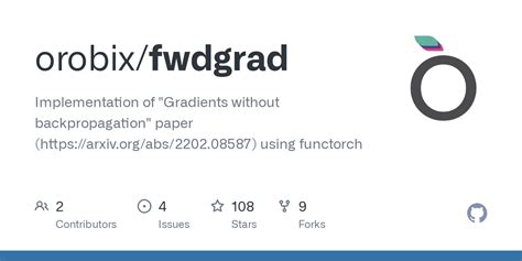 Github Orobixfwdgrad Implementation Of Gradients Without Backpropagation Paper