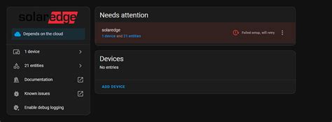 Where To Change SolarEdge API Key Frontend Home Assistant Community