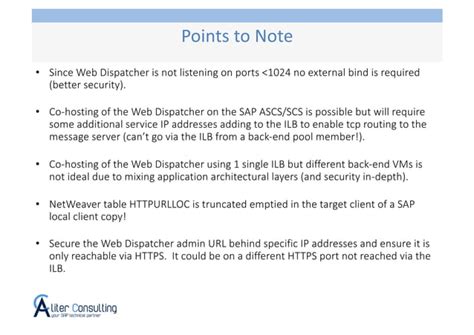 Sap On Azure Web Dispatcher High Availability Pdf Cloud Computing Internet