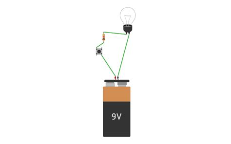 Circuit Design Light Bulb Tinkercad