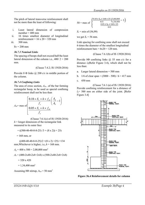 Explanatory Examples On Ductile Detailing Of Rc Buildingspdf