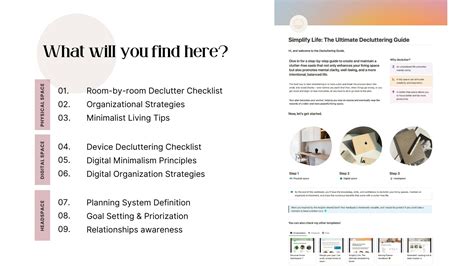 Simplify Life The Ultimate Decluttering Guide Personal Template
