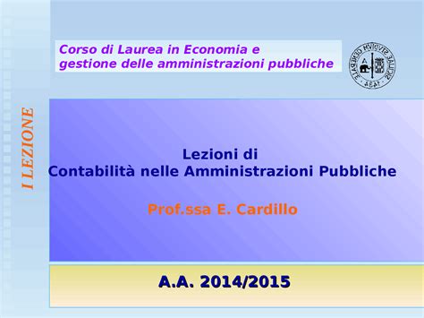 Riassunto Contabilità Delle Amministrazioni Pubbliche Docsity