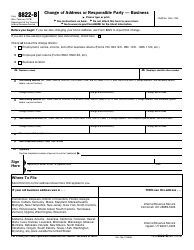 Irs Form 8822 B Fill Out Sign Online And Download Fillable Pdf