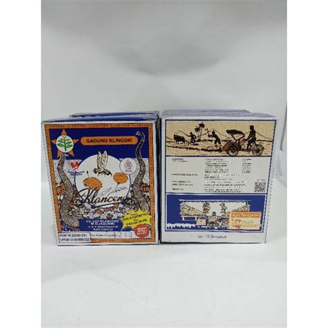 Jual Jamu Pegal Gadung Klingsir Klanceng Cap Becak Shopee Indonesia