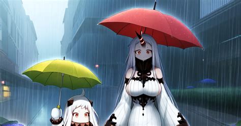 Novelai 艦これ 港湾棲姫 北方棲姫 梅雨 アスクのイラスト Pixiv