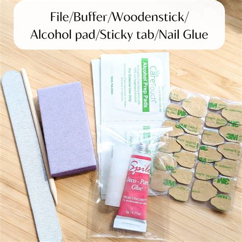 Handmade Presson Nail Short Custom Press On Nail Sakura Inspired Cherry Blossom Nail Art Blue