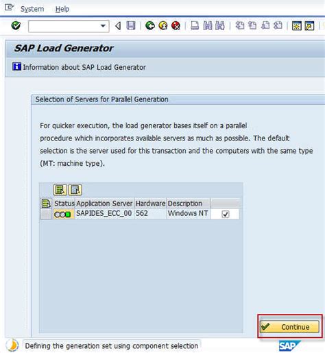 Sap Basis For Beginner Running Sap Load Generator Sgen After New